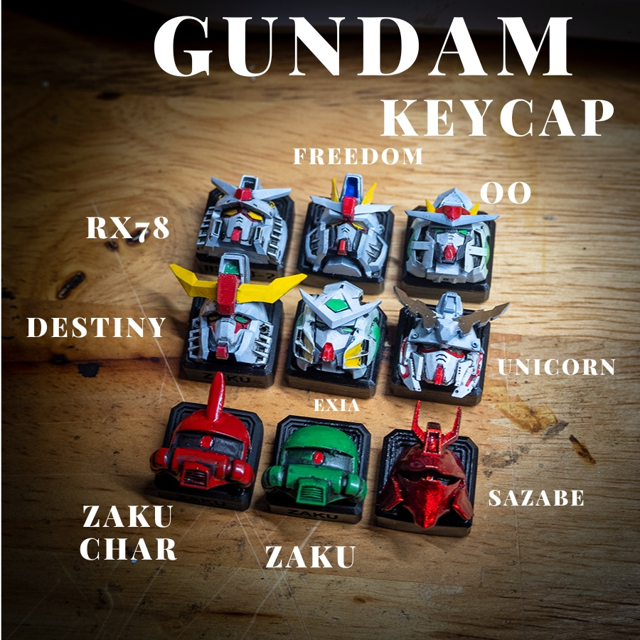 Artisan keycap GUNDAM | Shopee Philippines