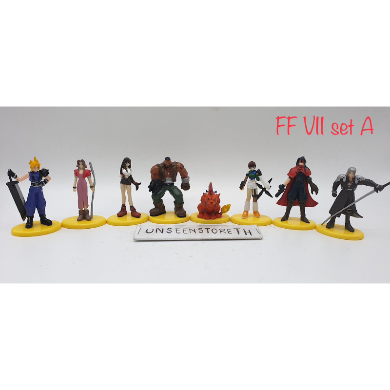 Final Fantasy models (Coca cola limited yellow base version) SET ...