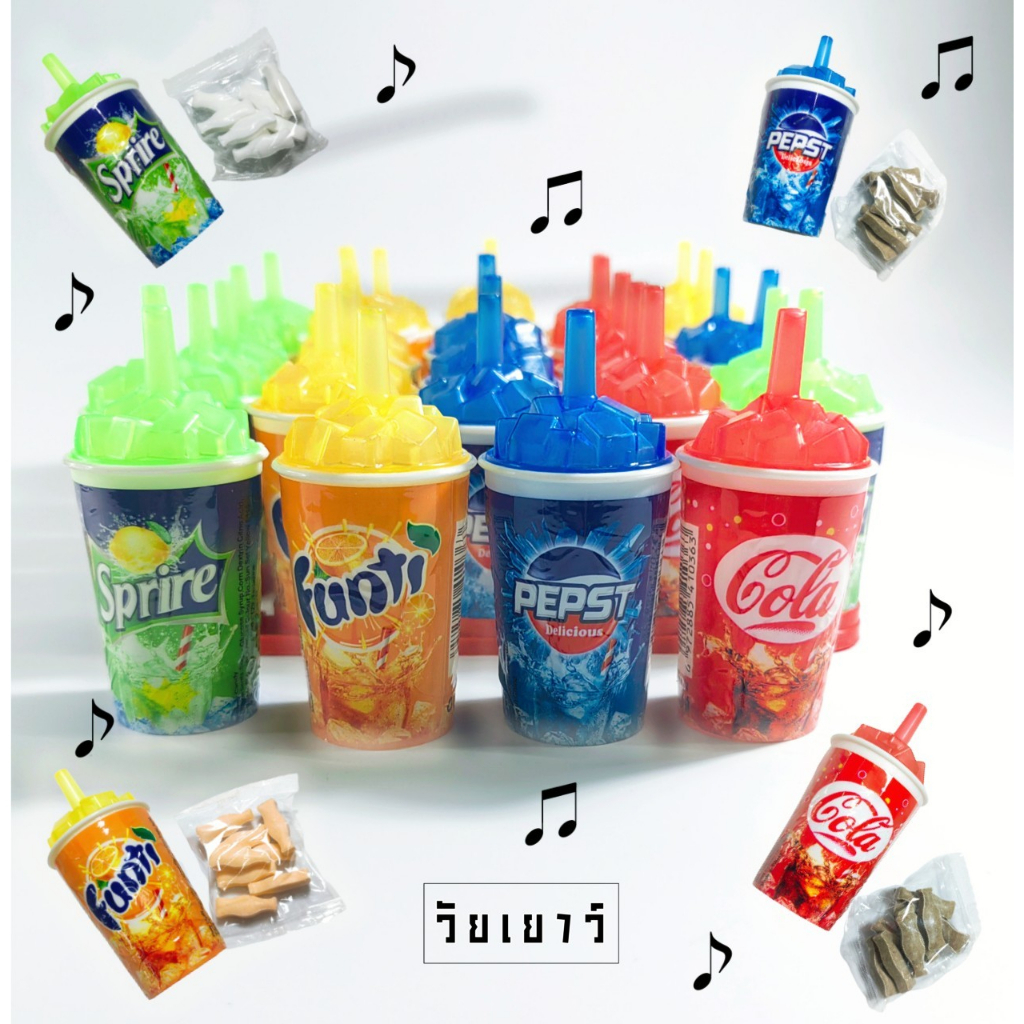 Soft Drink Flavoured Pellet Candy Cola Pepsi Fanta Sprite | Shopee ...