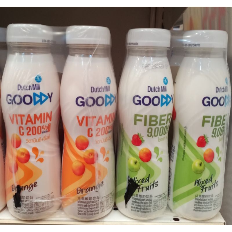 New!!! Dutch Mill Goody UHT Yoghurt Milk Mixed Fruit Flavor Size 300 Ml ...