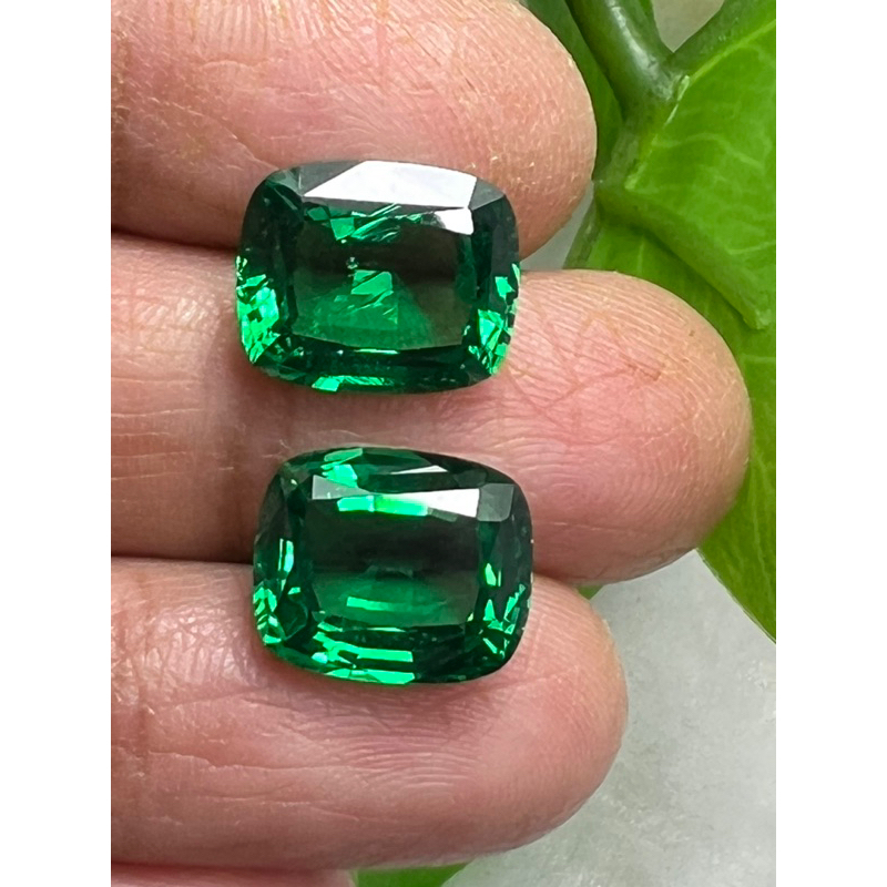 Green DIAMOND Russia Nano 9x7mm 8 CARATS (CARATS) Gemstone Size 2 MM ...