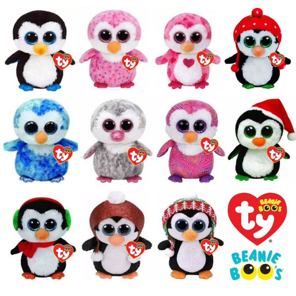 TT 07-Big-Eyed ty Doll Size 6 Inches-Penguin Selected Label | Shopee ...