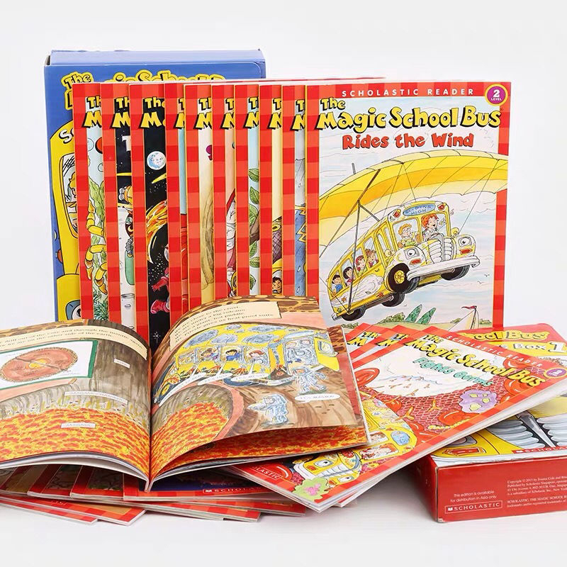 20 Books/Set The Magic School Bus Science Readers Kids Colouring ...