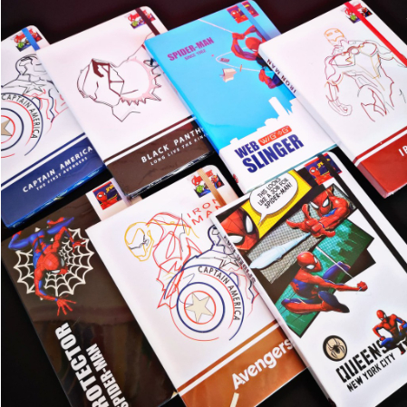 Melting Hero Notebook (A5 Size) Marvel Avengers Model A580A (70 Gsm. 80 ...
