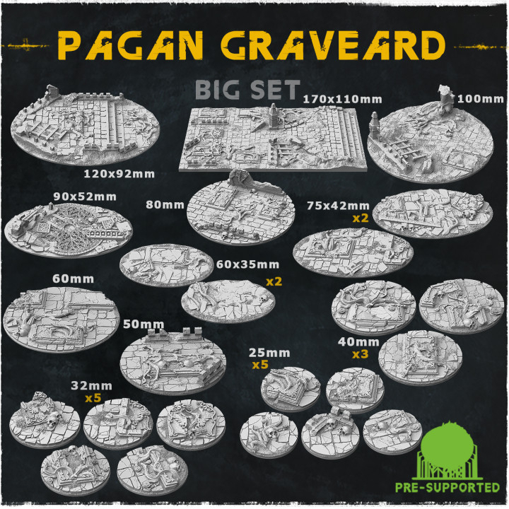Pagan graveyard bases warhammer 40k Model Base [Designed by Zabavka ...