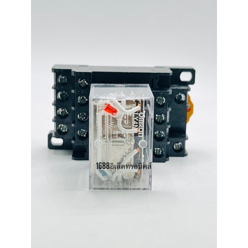 Omron LY4N 12vdc 24vdc 220vac AC DC Power Relay Hh64p LY4N-J Miniature ...