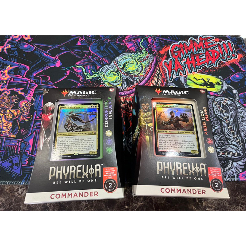 MTG Phyrexia All Will Be One Commander Decks Corrupting Influence ...