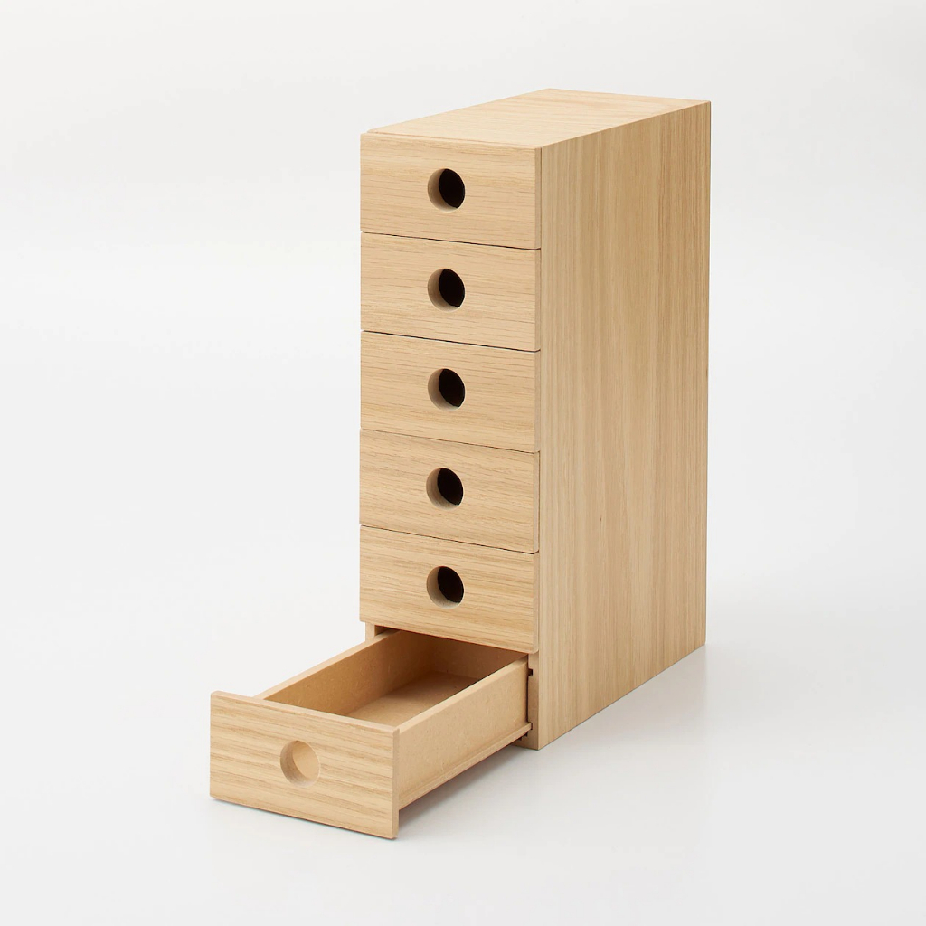MUJI (MUJI) 6-Tier Drawer Type MDF Unit | Shopee Philippines