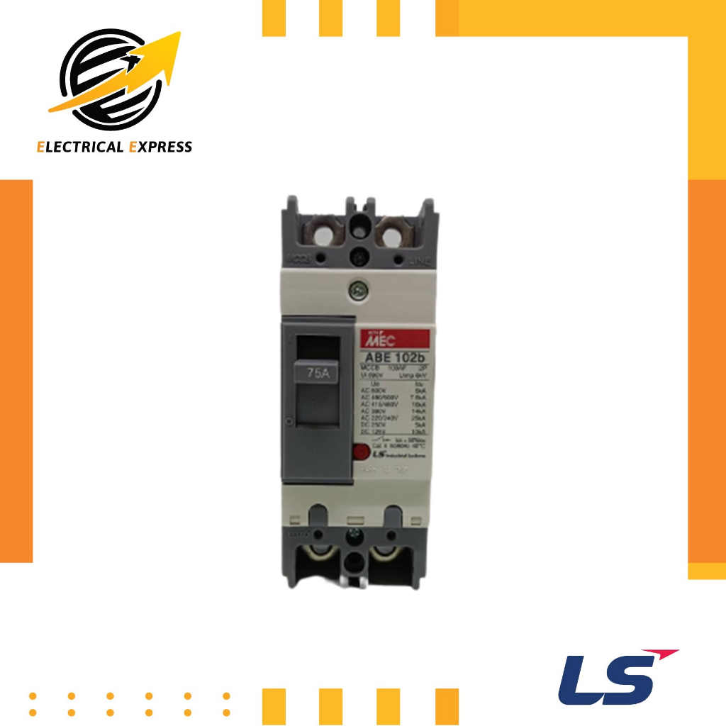 LS Breakers ABE 102b 75A | Shopee Philippines