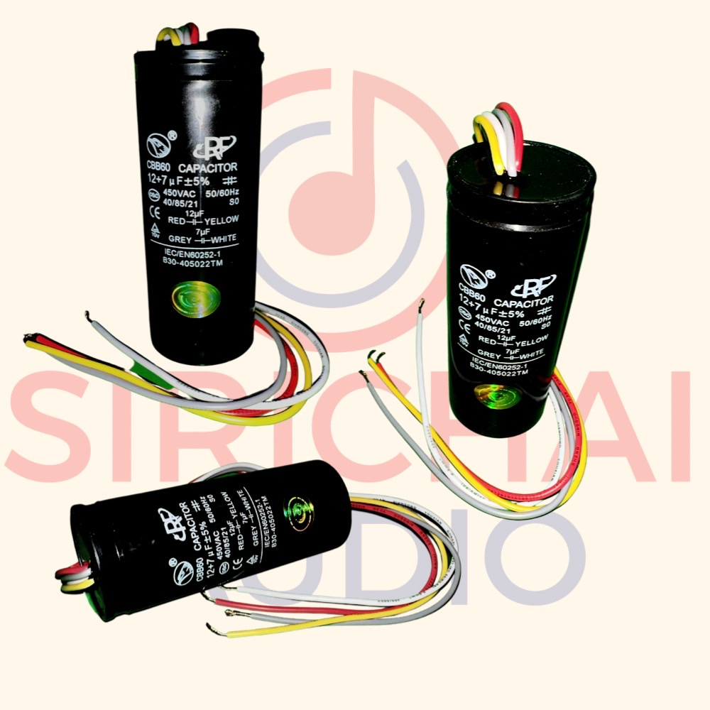 Washing Machine Capasitor Water Pump Capacitor Wired 2 Values (10+5uf ...