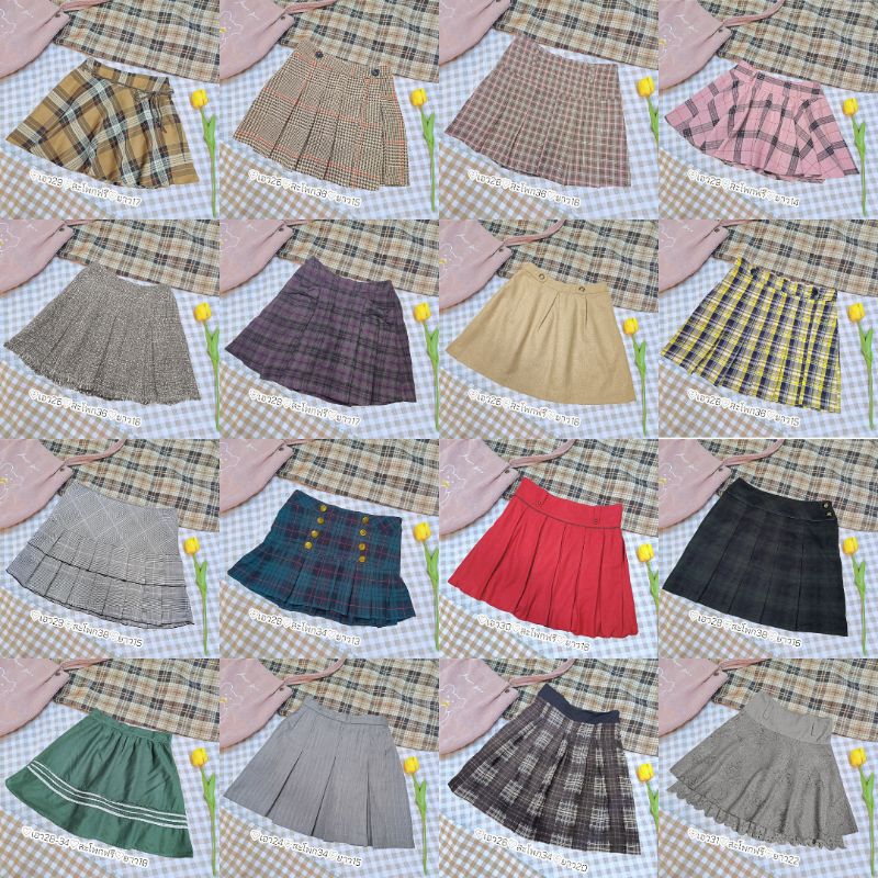 Post 1 Second Hand Short Skirt Cute Japanese Korean Plaid Fur Fabric ...