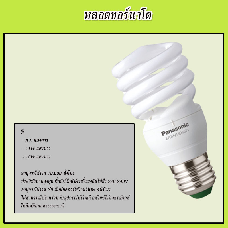 Panasonic Tornado Light Bulb 8W 11W 15W White | Shopee Philippines