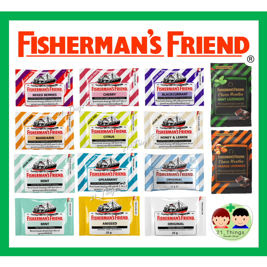(Share Sale) Fisherman's Friend 25g. Number 1 Pack Tablets Candy 25 ...