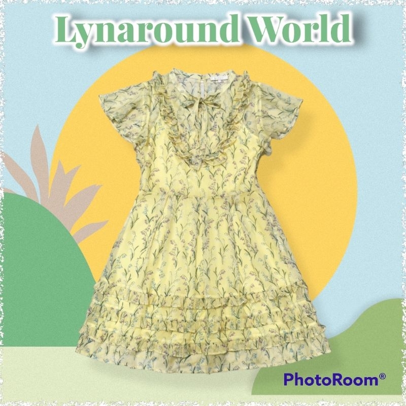 lynaround Short Dress With Sweet Pattern (l) | Shopee Philippines