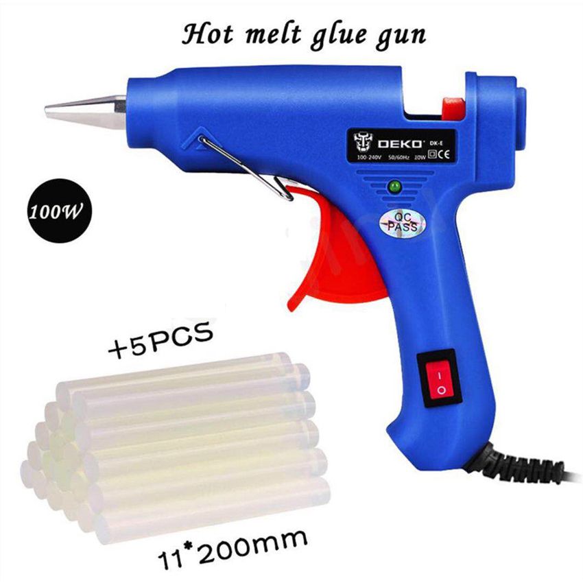 Glue Sticks Guns Super Hot Melt Gun GT-10 100W (Blue) | Shopee Philippines