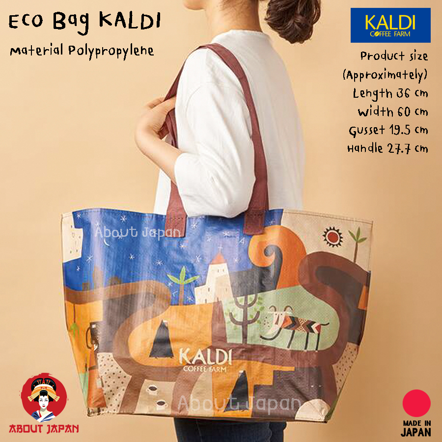 Eco Bag Kaldi Caldi To Reduce Global Warming Legend Pattern Imported ...