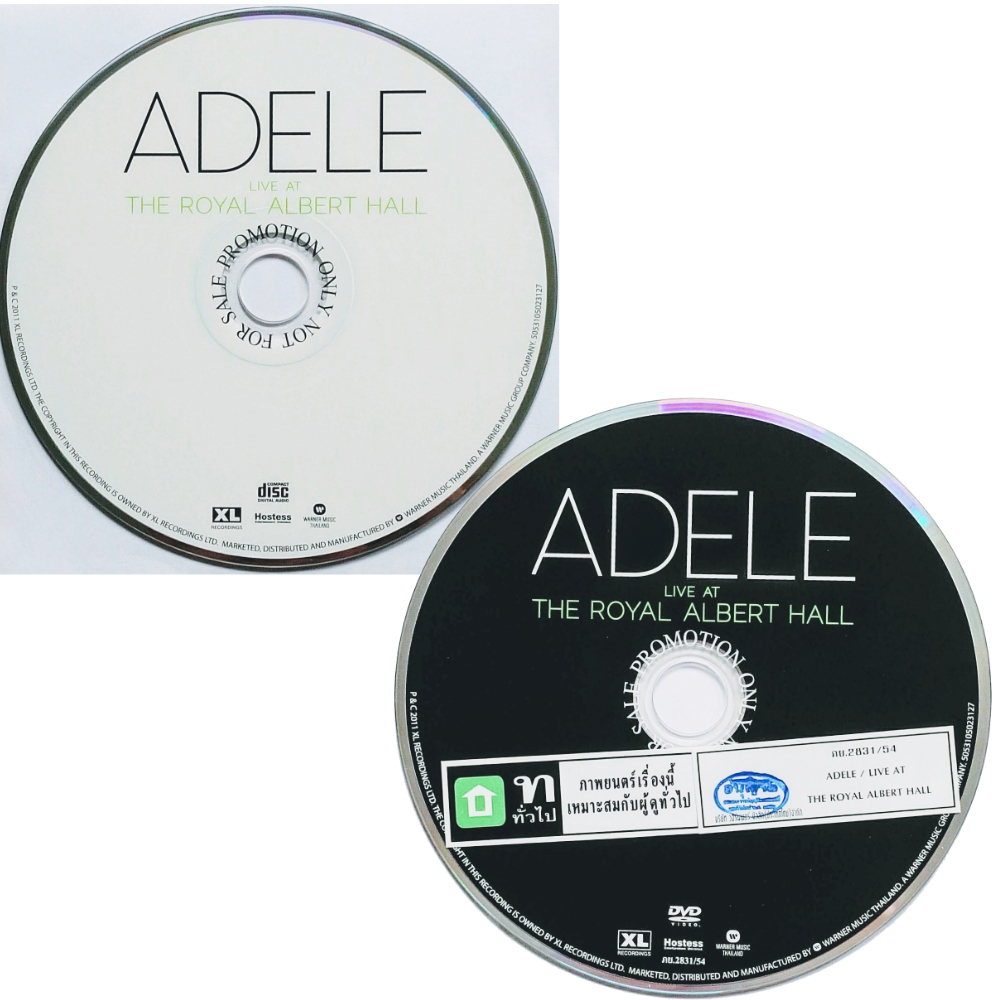 CD+DVD (Promotion) Adele Album Live At The Royal Albert Hall (CD And ...