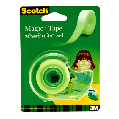 Scotch Magic Tape + Centrifugal Cutter 3/4'' 300'' Length (1" Core ...