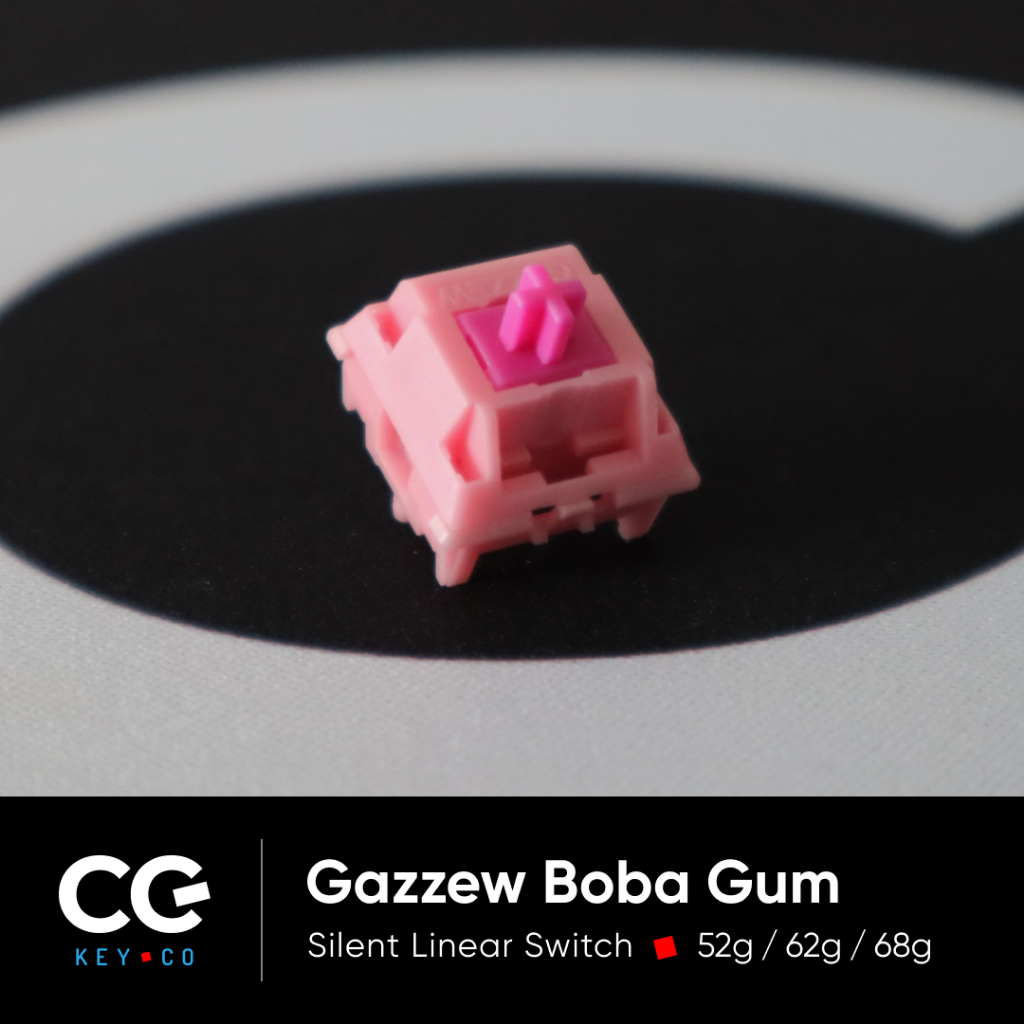 Gazzew Boba Gum Slient Linear Switch RGB bobagum One-Stroke Light ...