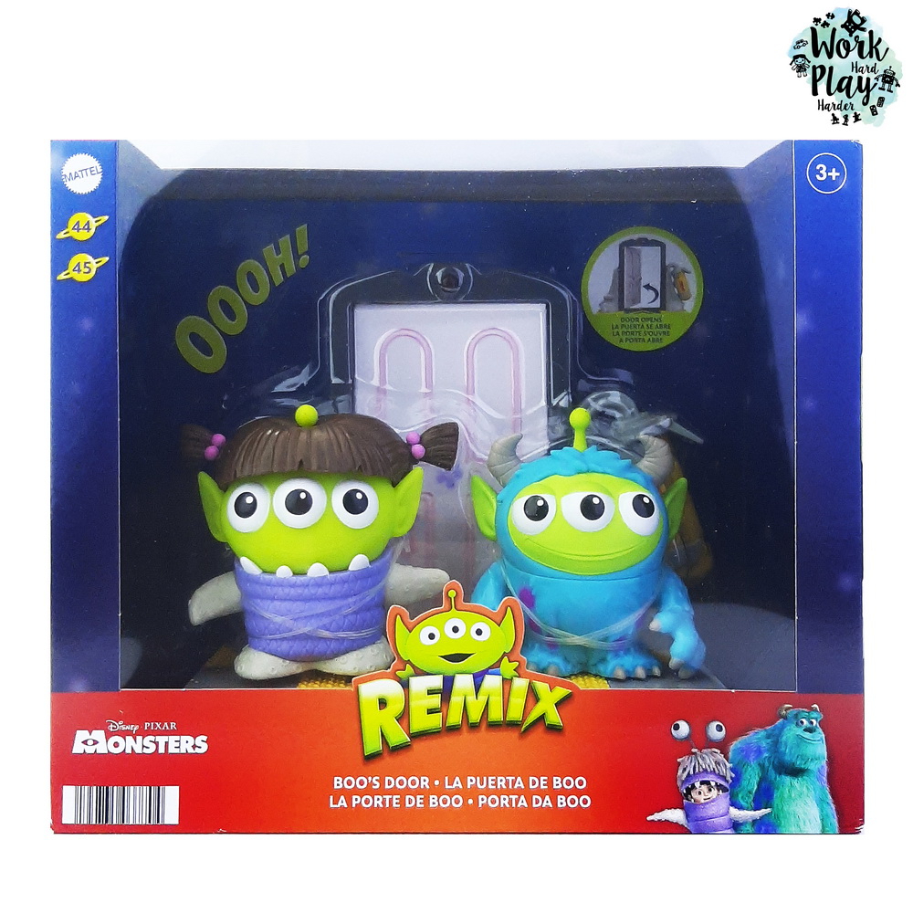 Pixar Alien Remix Monsters Inc. Boo's Door Set Monster Ink Boos Do ...