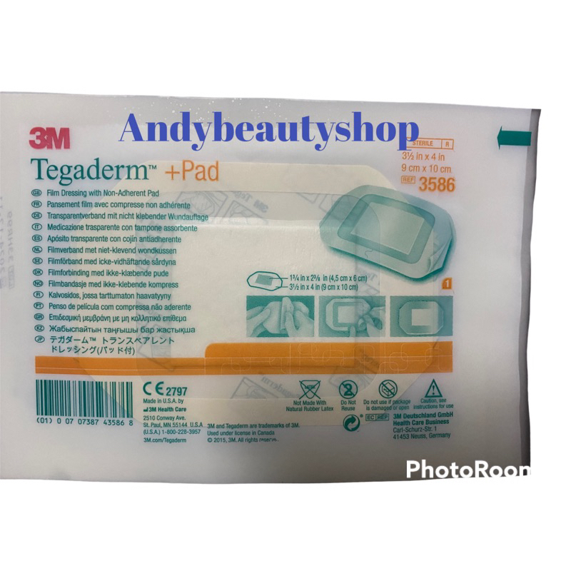 1 Sheet Wound Patch 3 M Tegaderm + Pad 3586 Size 9x10 cm | Shopee ...