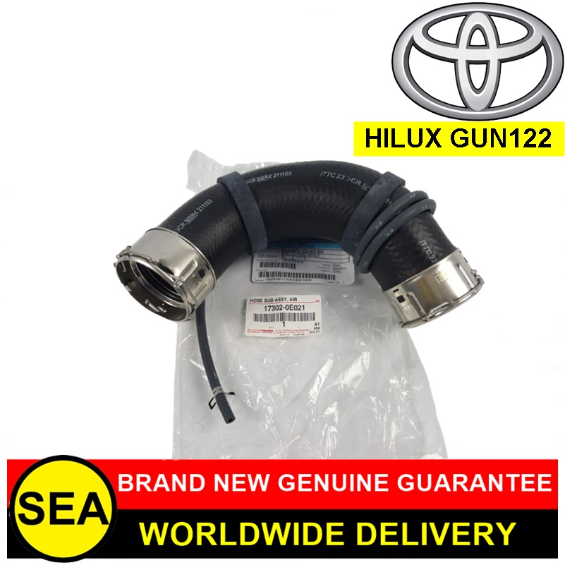 Intercooler Pipe TOYOTA Original Parts Direct Model Hilux GUN122 17302-0E021 (1 Piece) | Shopee ...