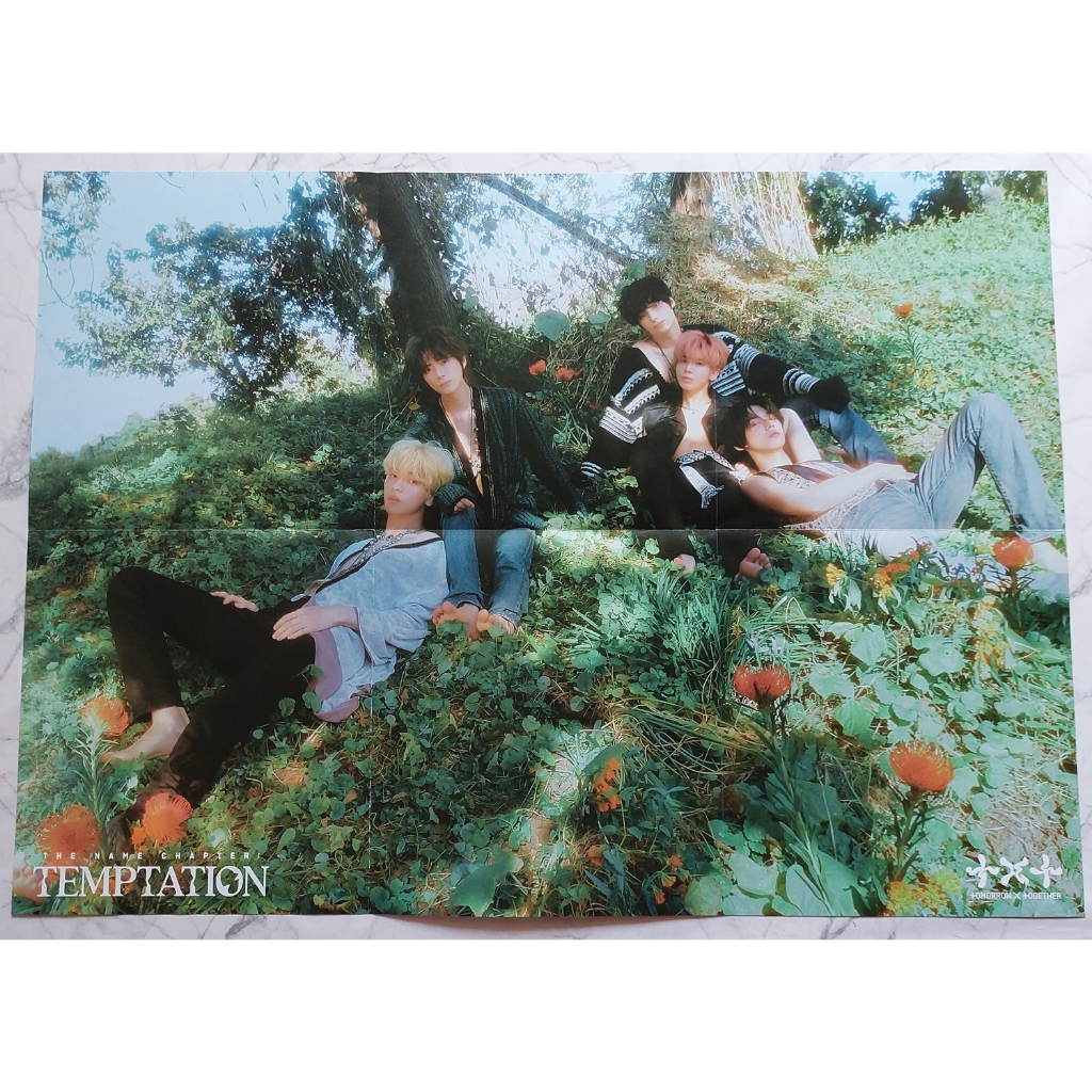 โปสเตอร์ พับ จาก CD อัลบั้ม TXT - THE NAME CHAPTER : TEMPTATION Album ...