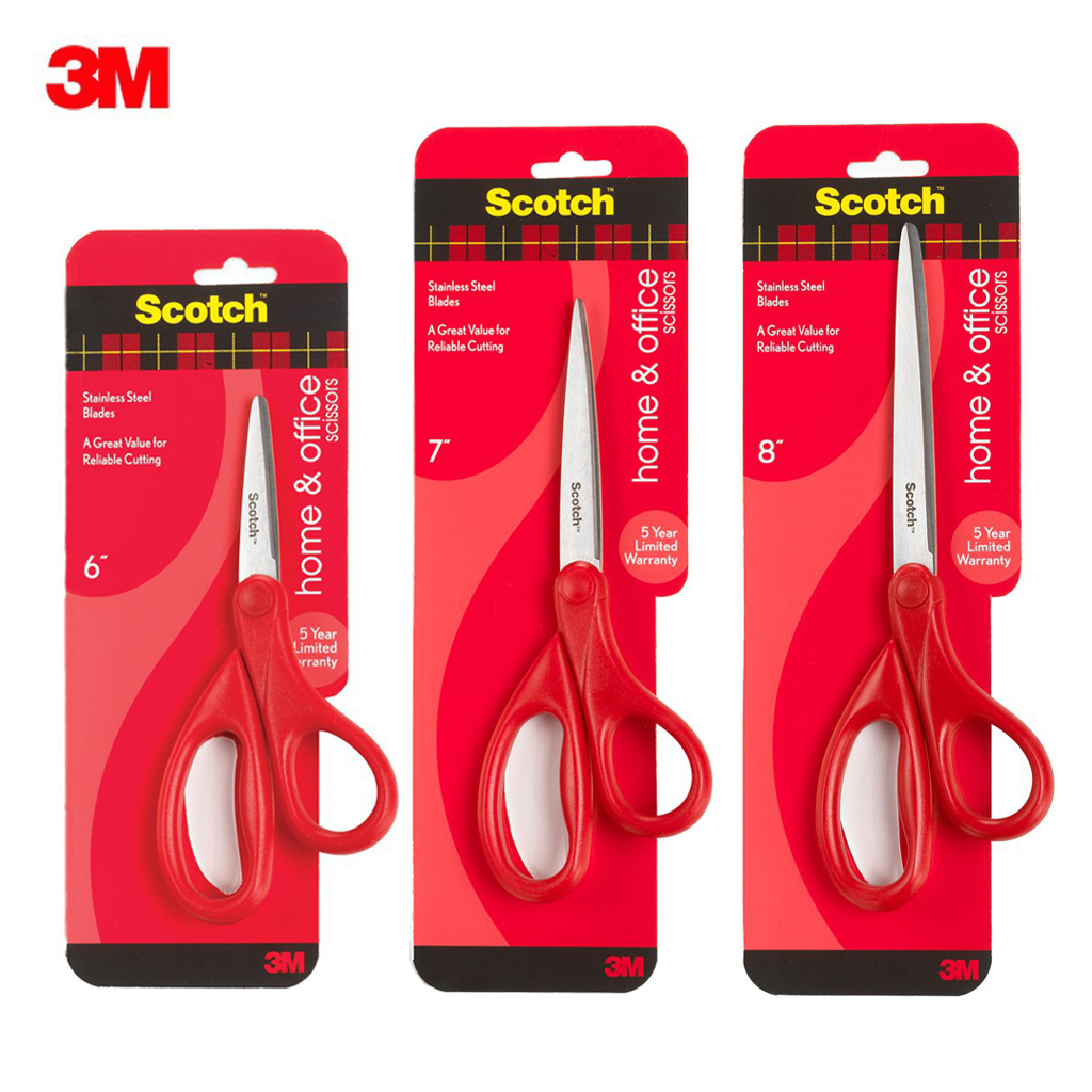 Scotch 3M Scissors 6 Inch /7 /8 Home And Office 5 Years Quality [S24 ...