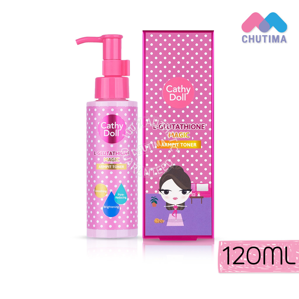 Cathy Doll L-Glutathione Magic Arm Pit Toner Armpit 120ml. | Shopee ...