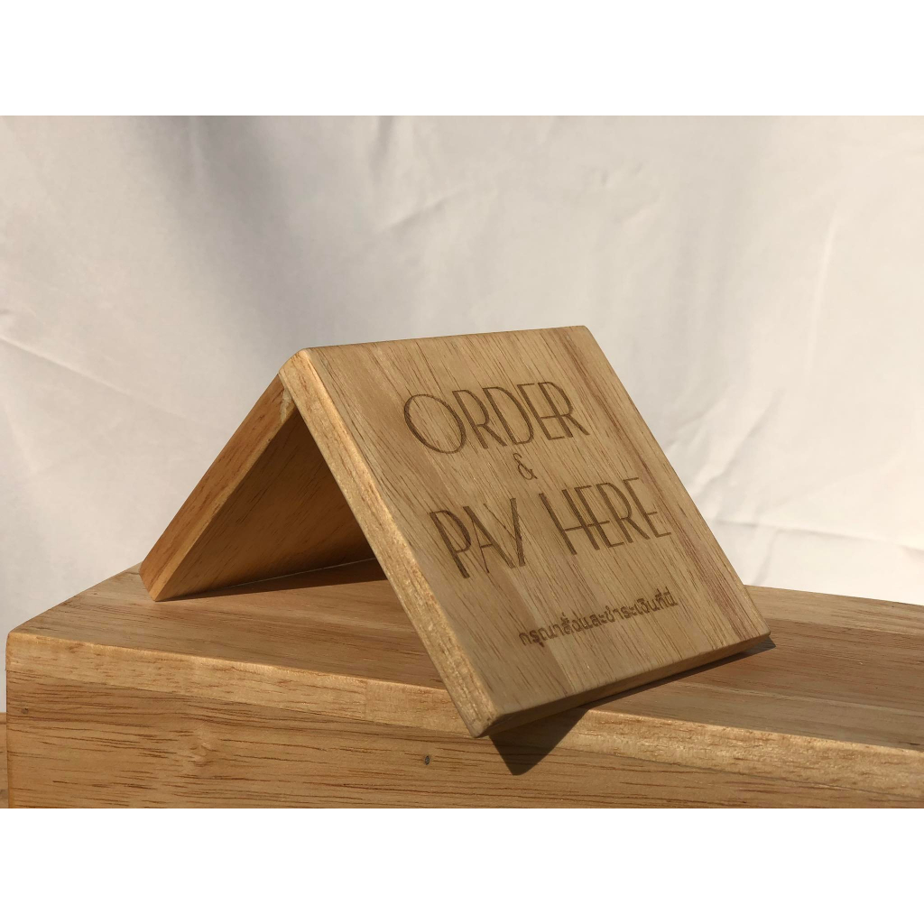 ORDER Counter Top Table Sign | Shopee Philippines