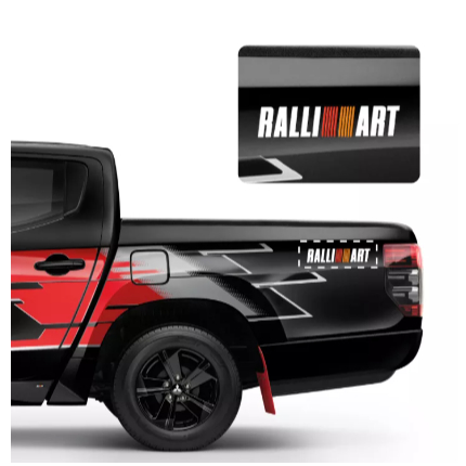 RALLIART Sticker Mitsubishi Genuine Ordered From The Center | Shopee ...