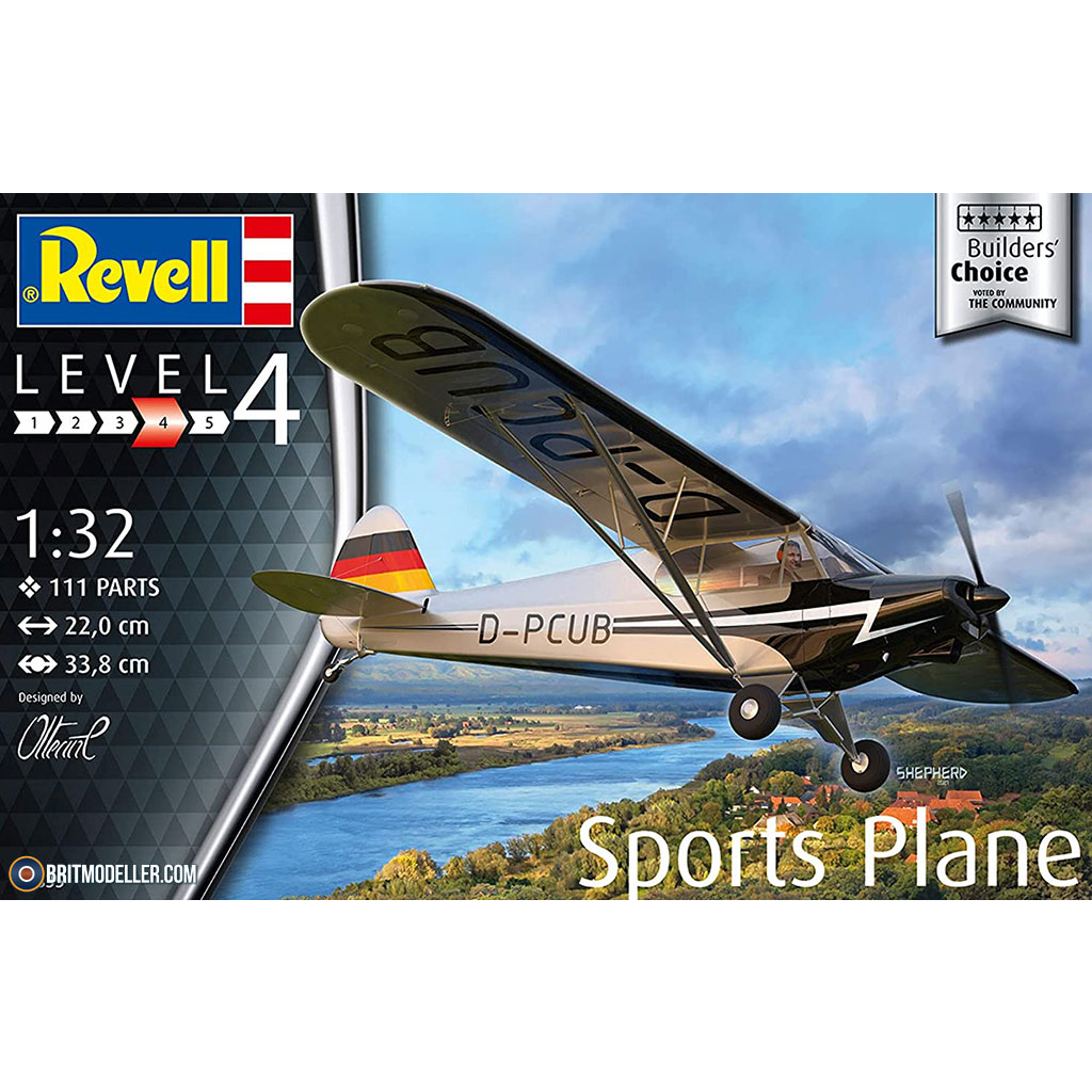 Plastic Assembly Model REVELL Scale 1/32 Sports Plane (03835) | Shopee ...