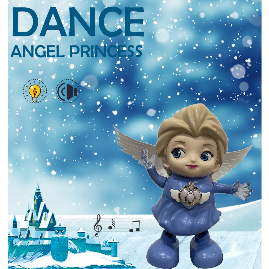 Elsa Dance Toys Frozen Children Girl Dancing Doll Electric Robot ...