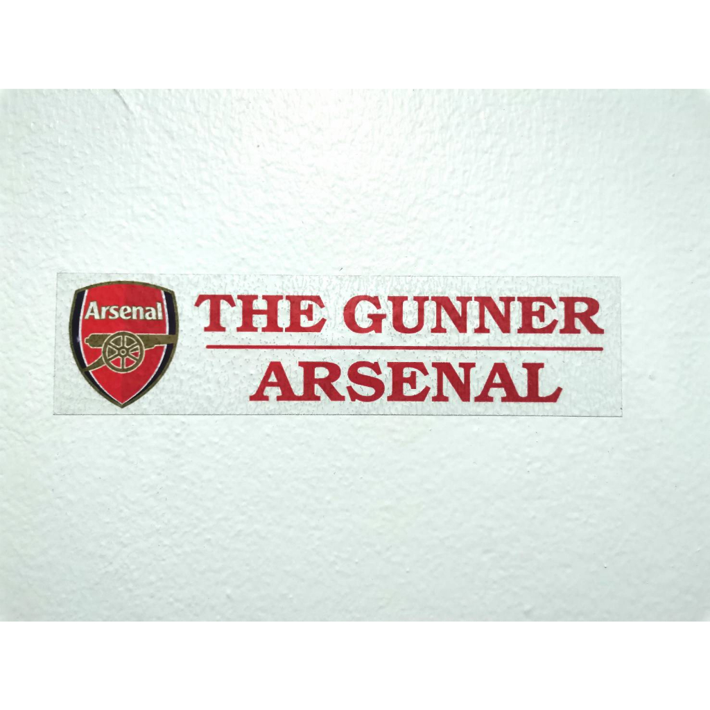 Arsenal Die Cut Transparent Sticker | Shopee Philippines