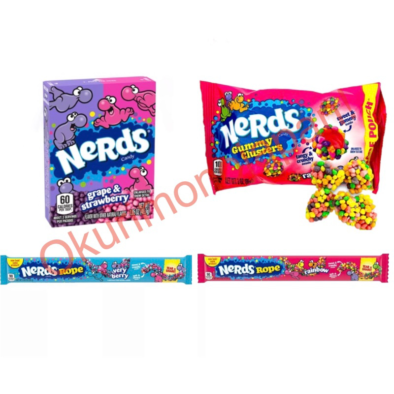 Nerds Rope Candy Gummy Clusters Chewy Jelly With Stretchable Filling ...