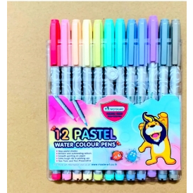 Master Art Watercolor 12 Pastels Magic Pen (Water Color Pens 12 pastel ...