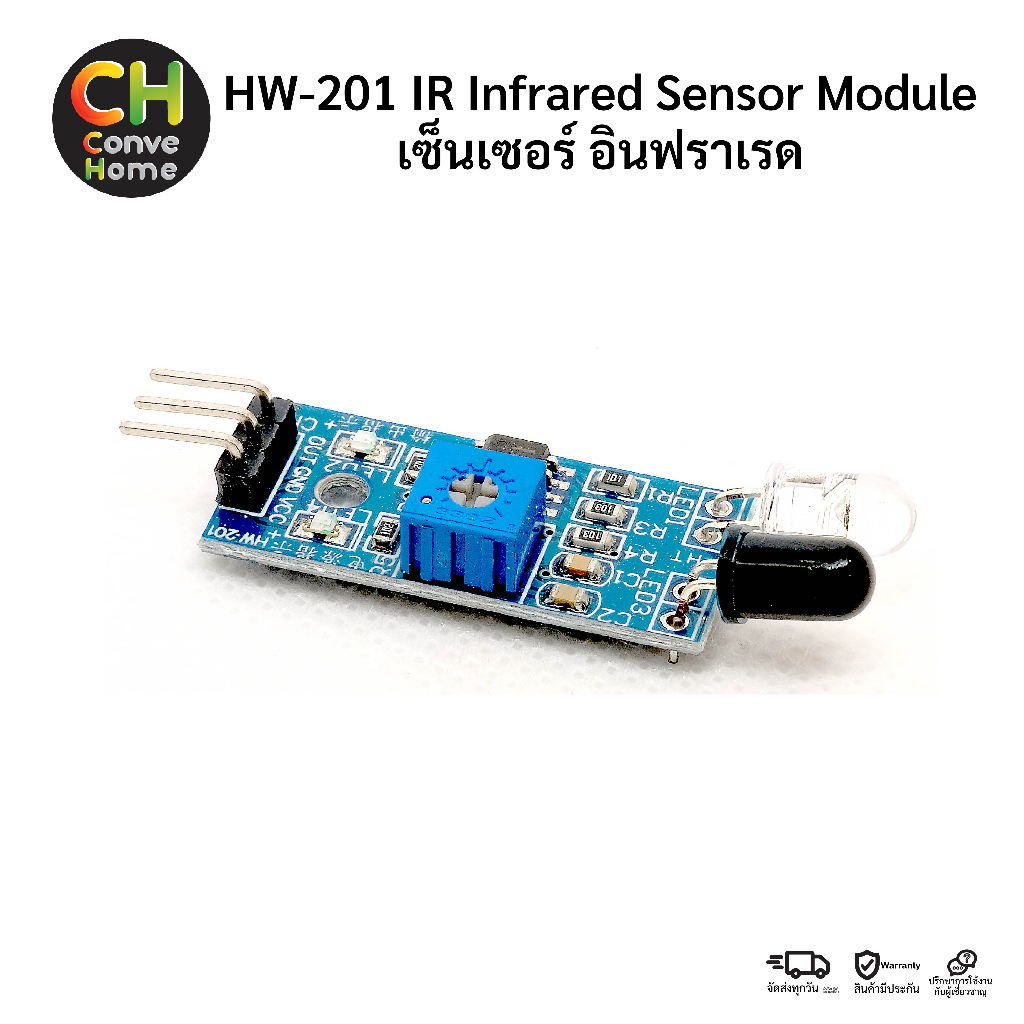Hw 201 Ir Infrared Sensor Module Obstacle Avoidance Detect Object Barrier Shopee Philippines