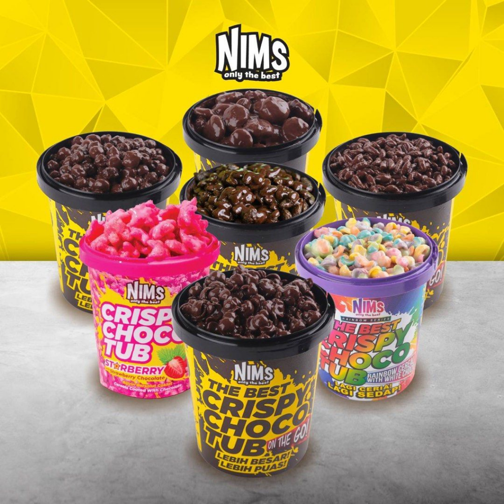 Nims crispy choco tube Imported Malaysia Chocolate Coated Snack Cocoa ...