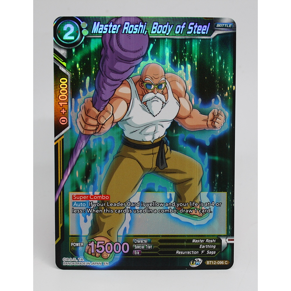Dragon Ball Card Super [BT12-096 C] Master Roshi Body of Steel | Shopee Philippines