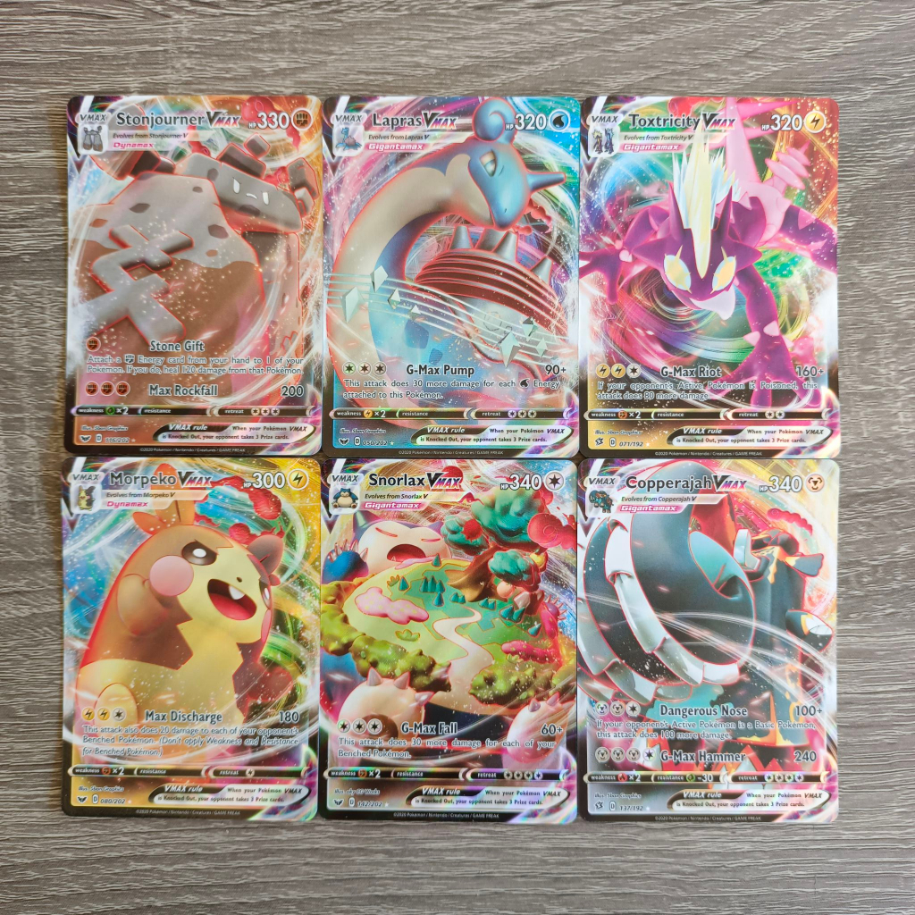 [Pokemon TCG English Version] Split Pokemon Card Cards VMAX | Shopee ...
