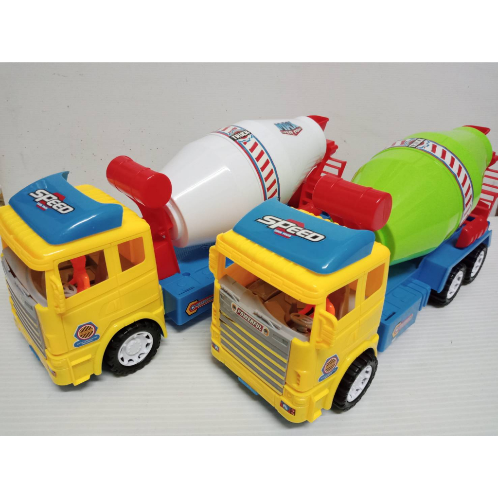 Big Cement Mixer Truck Toy Mix Car Construction (Assorted Colors With ...