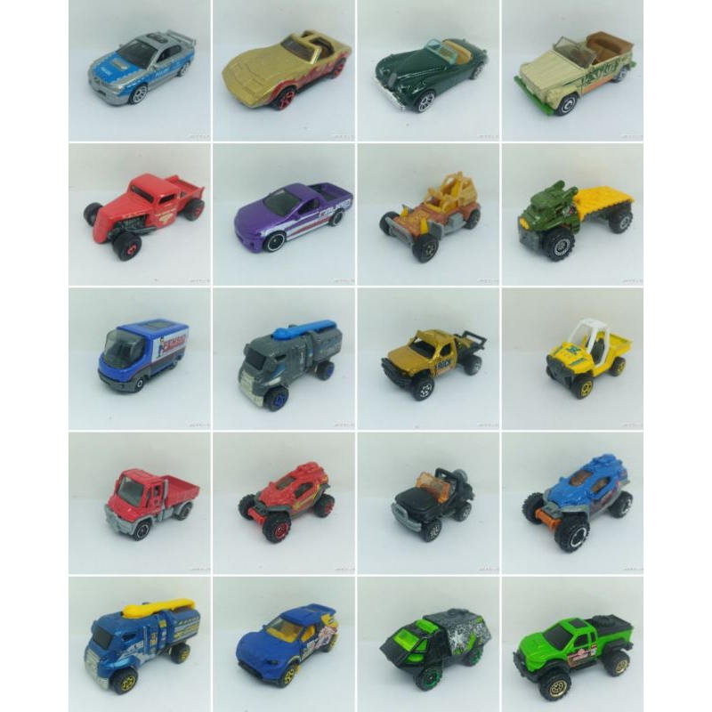 Car Set 4 Hot Wheels matchbox 1 To 64 Scale Beautiful Work | Shopee ...