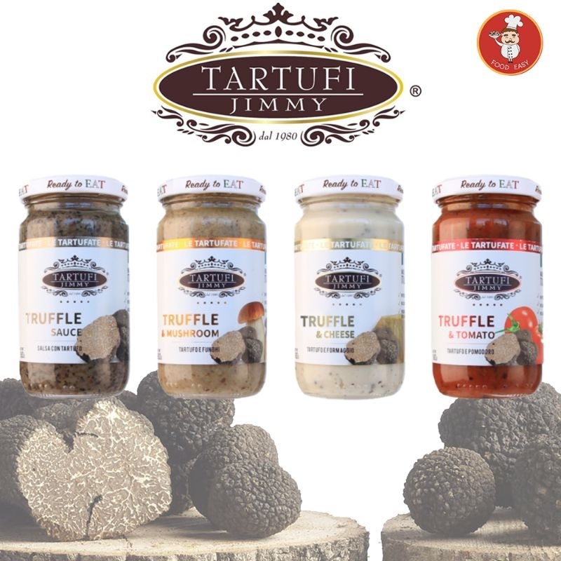 Truffle Pasta Sauce Jimmy Tartufi 3 Flavors Mushroom Cheese Plain 180g ...
