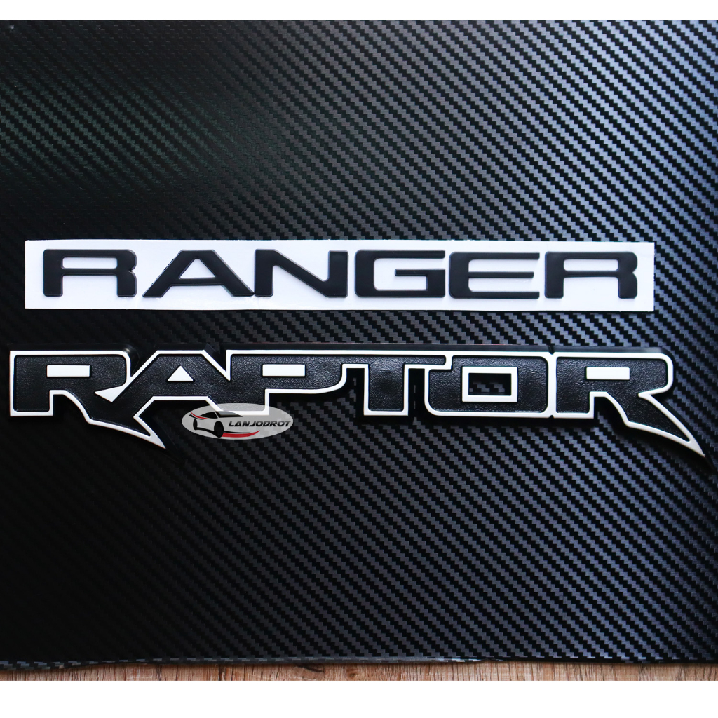 RANGER RAPTOR Logo For The Hood Attached To The Tailgate Cover Ford Not ...