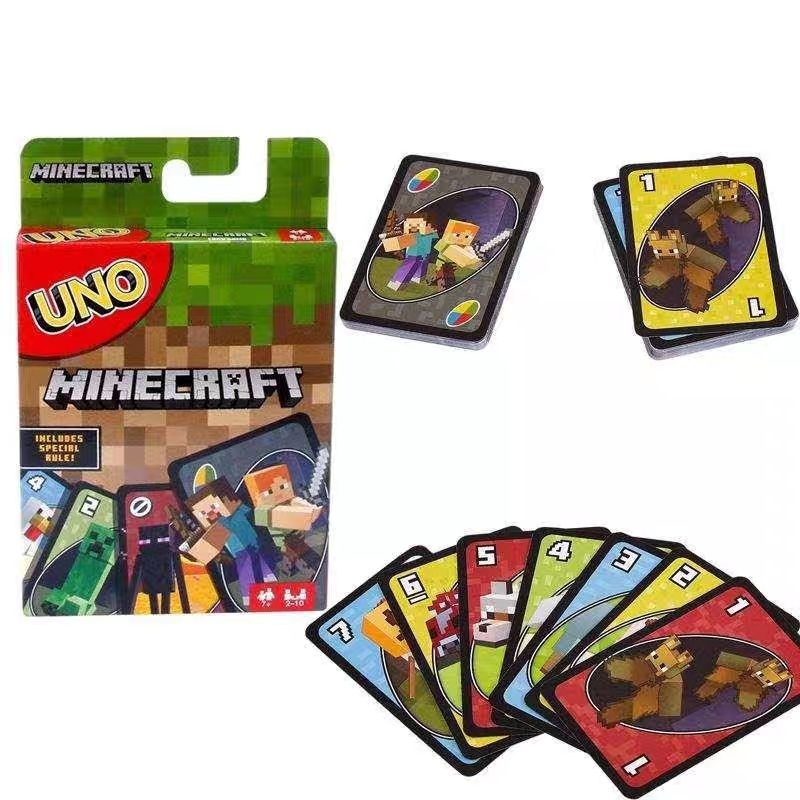 UNO Roblox Minecraft Card Game Skill Training Very Fun Playing | Shopee ...