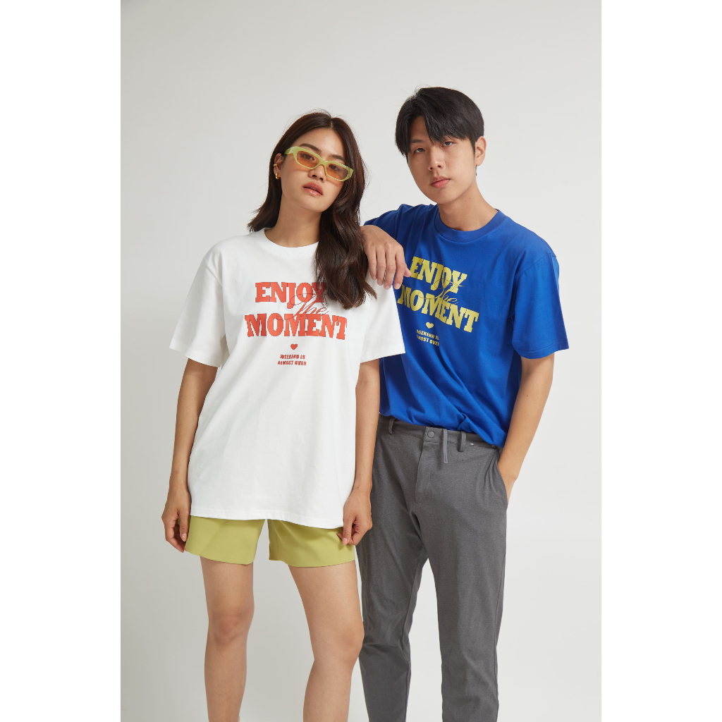 Style crayon-Enjoy The Moment T-Shirt | Shopee Philippines
