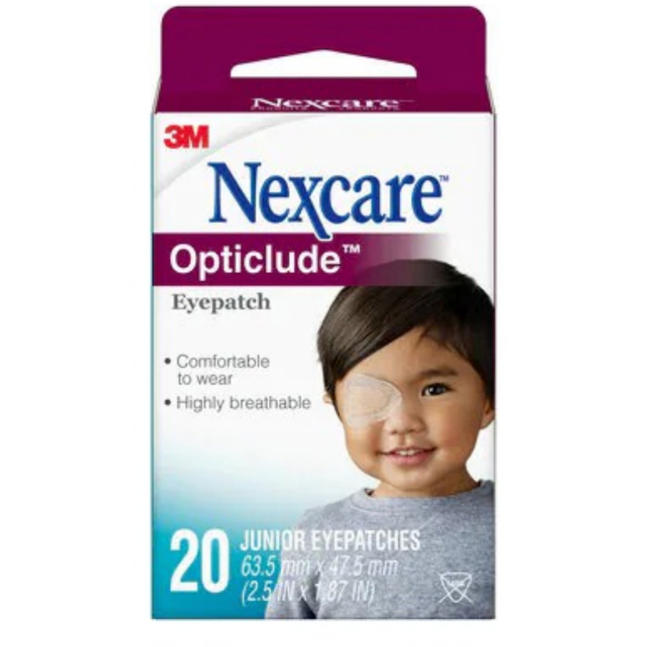 Nexcare 3M Eyepatch Junior 20 Small Eye Patches 20 Pieces 3M | Shopee ...