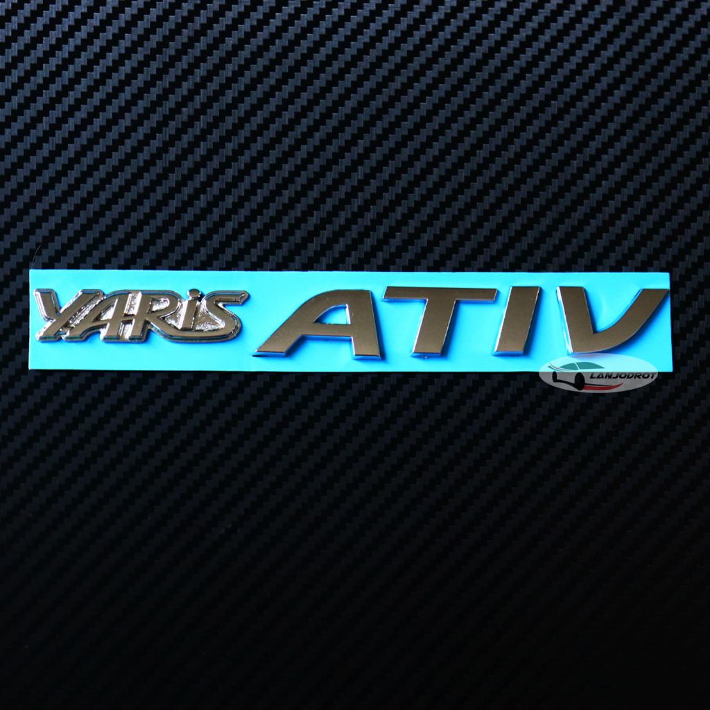 yaris ATIV 2022 2023 Logo Embossed On The Trunk Lid All New TOYOTA 2022 ...