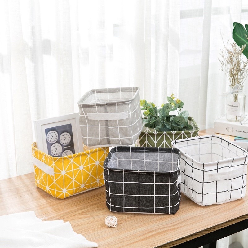 SNH-03 【Small Box】 Multipurpose Cloth Box Cute Pattern Small Size Multi ...