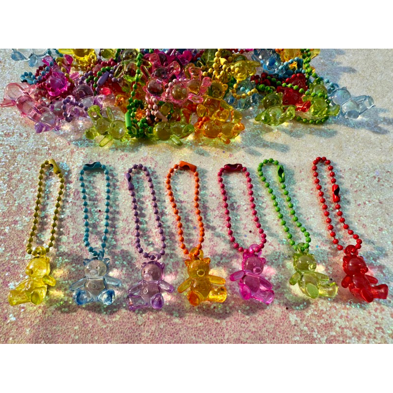 Fish Egg Chain Bear Keychain 1 Piece | Shopee Philippines